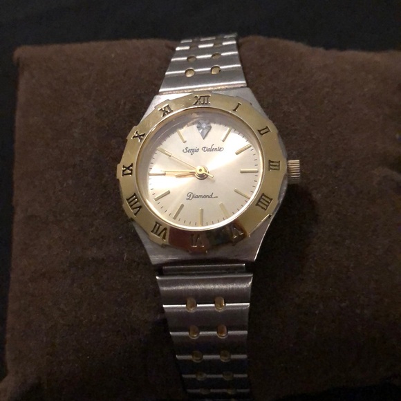 Sergio Valente | Accessories | Sergio Valente Diamond Watch | Poshmark